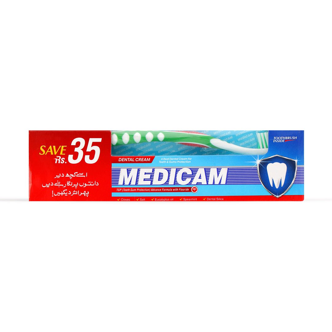 Medicam Toothpaste - 65Gm (With Brush) - Win Bachat