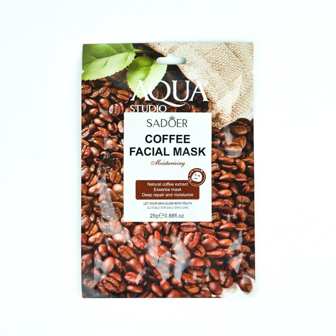 Aqua studio sheet mask coffee - Win Bachat